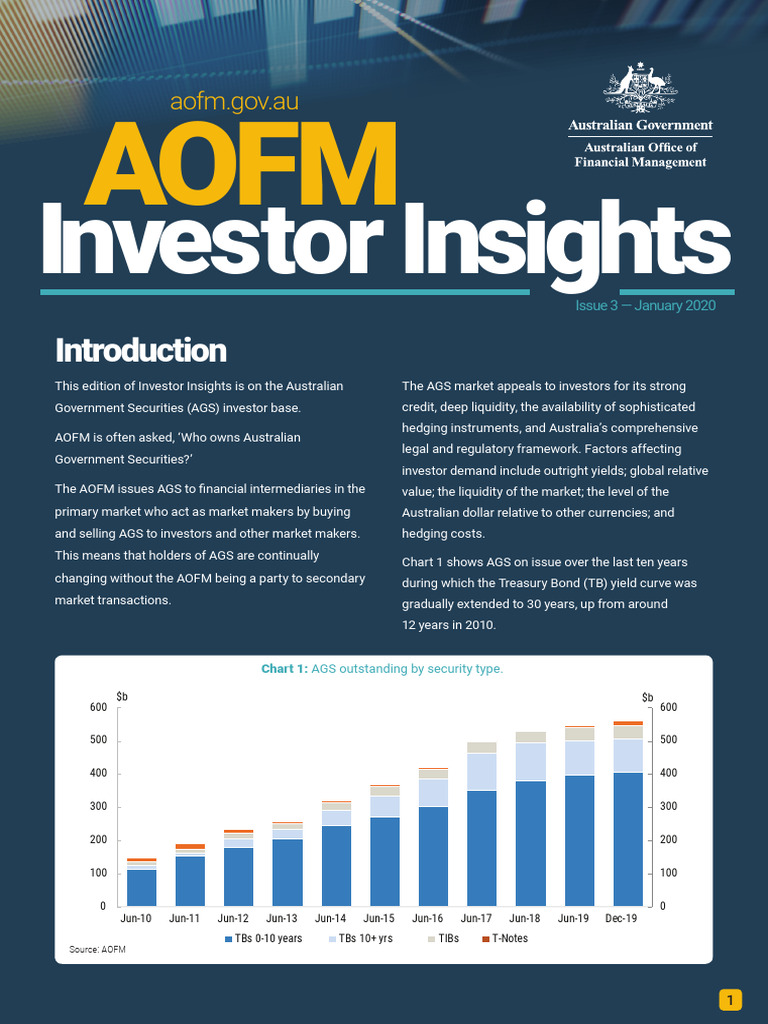 AOFM Investor note_Issue 3_0 | PDF | Bonds (Finance) | Securities (Finance)