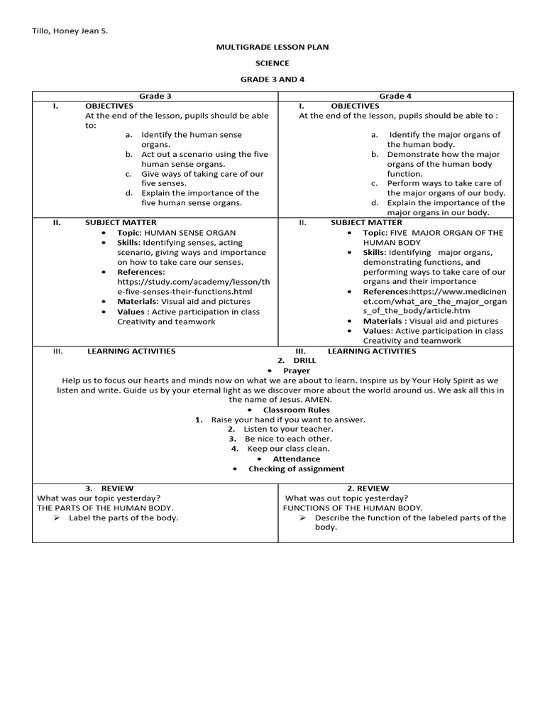 Multigrade LP | PDF | Senses | Heart