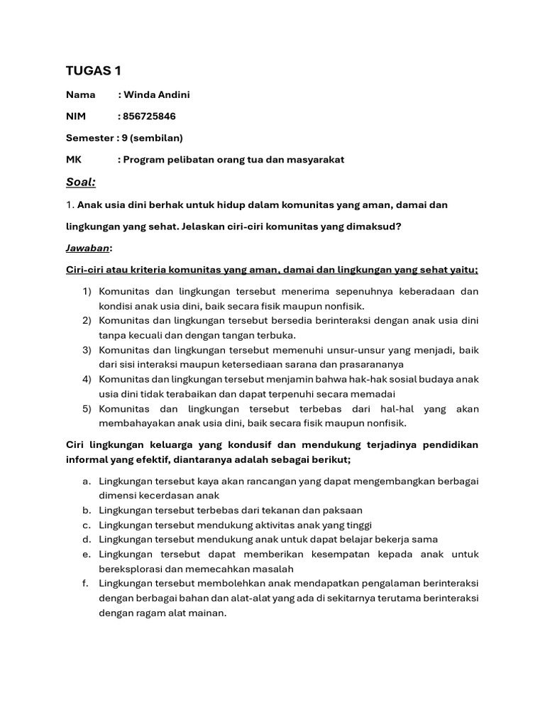 Tugas 1 Winda Andini | PDF