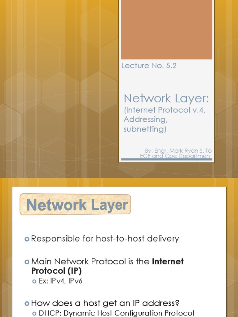 Network Layer SC | PDF | Internet Protocols | Ip Address