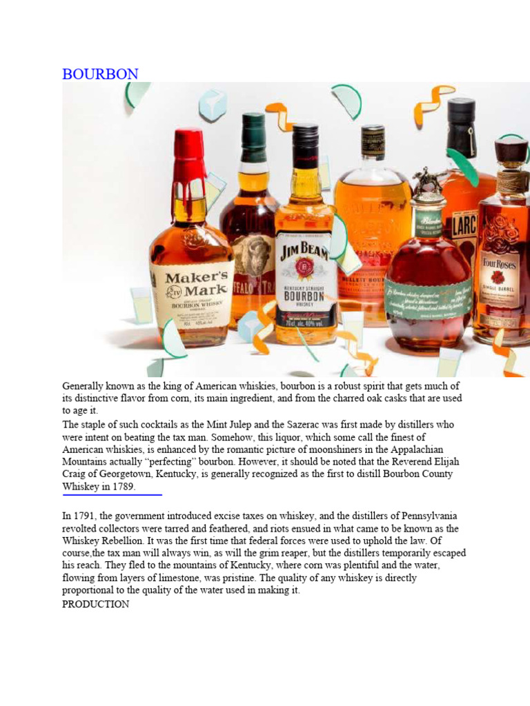 BURBON Noel Ronnie Mathias. | PDF | Bourbon Whiskey | Whisky