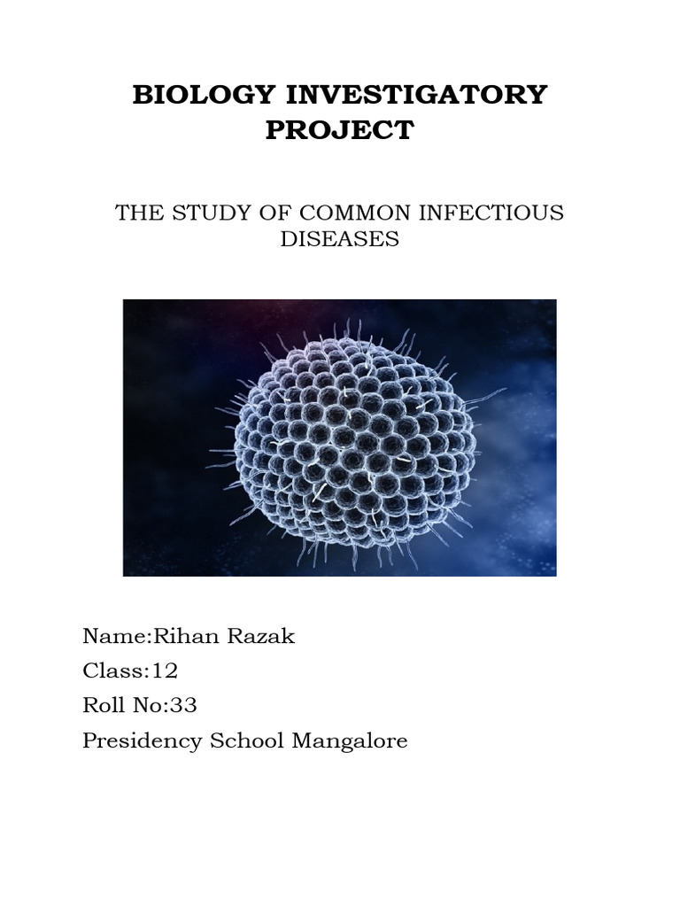 Biology Project | PDF | Infection | Virus