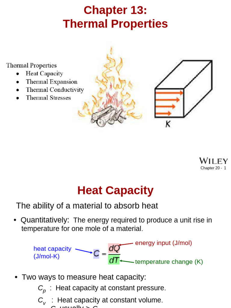 Chapter 13 - Thermal Properties | Download Free PDF | Thermal Expansion ...