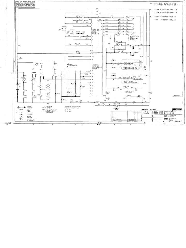 EM 10-16 Esquema Electrico | PDF