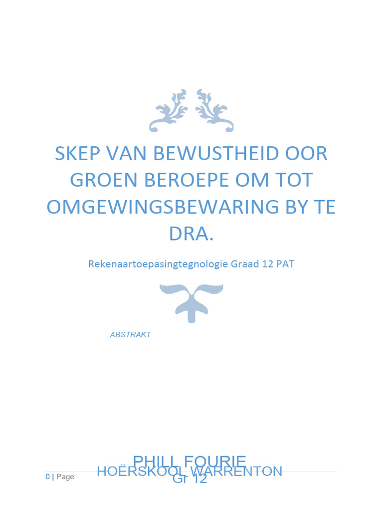 Groen Beroeppe | PDF