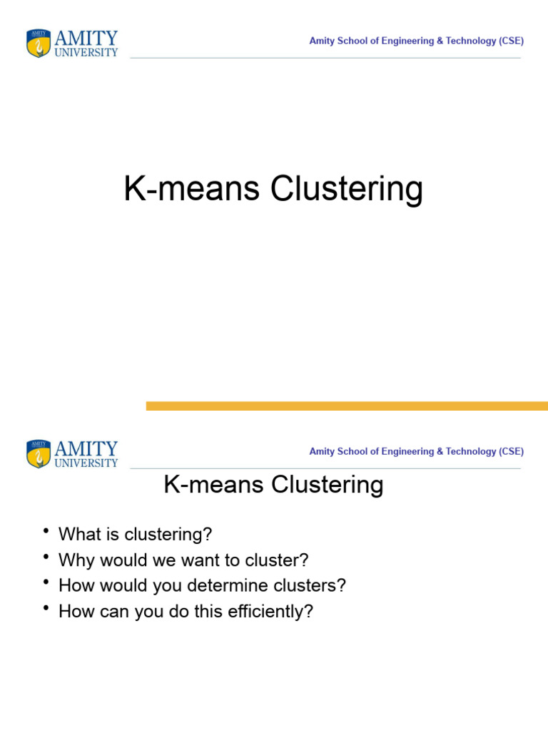 K Means Clustering Pdf Cluster Analysis Statistical Classification