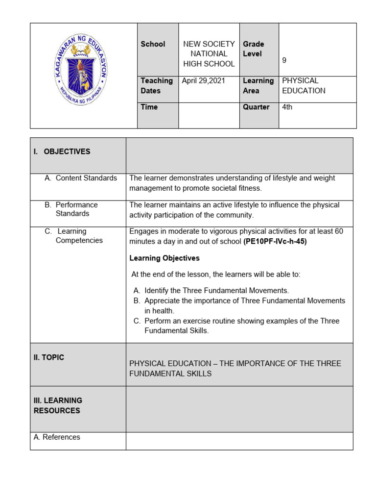 LESSON PLAN | PDF | Teachers | Learning