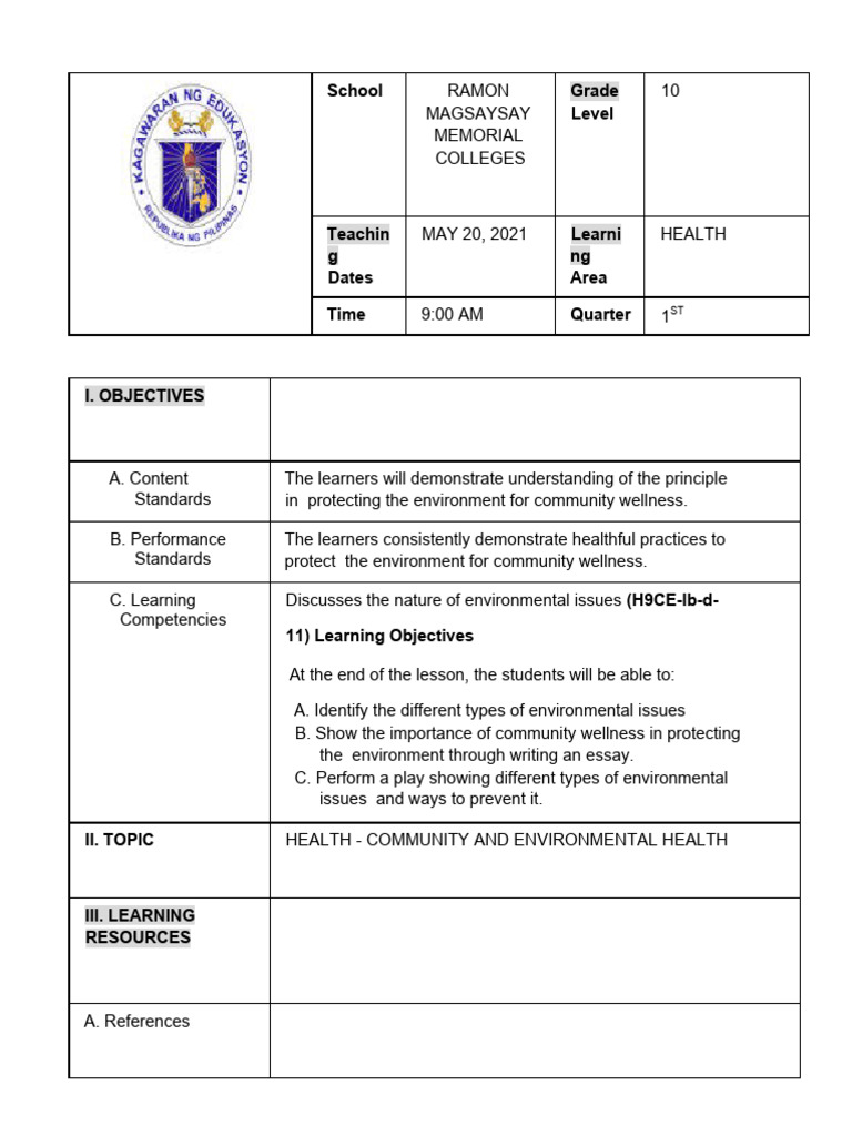 lesson-plan group | PDF | Environmental Health | Air Pollution