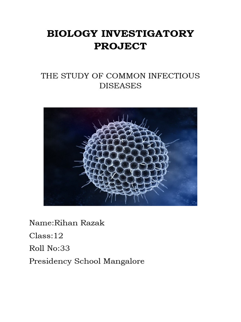 Study of Common Infectious Diseases | PDF | Infection | Common Cold