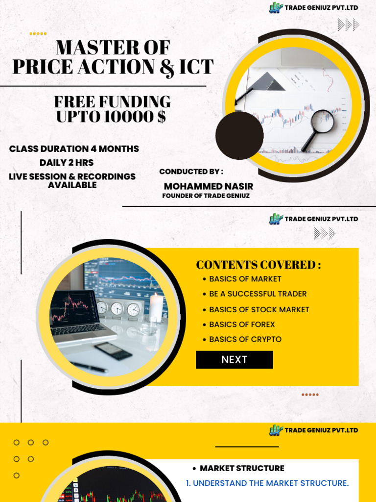 Master of Price Action & Ict | PDF | Market Trend | Market (Economics)
