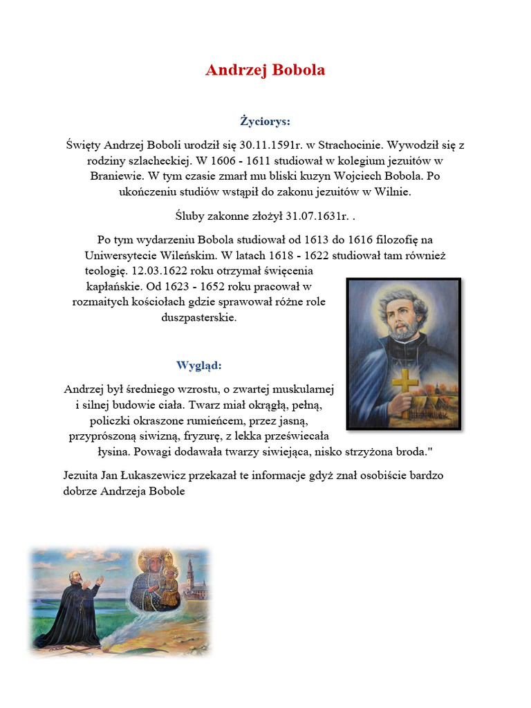 Andrzej Bobola | PDF