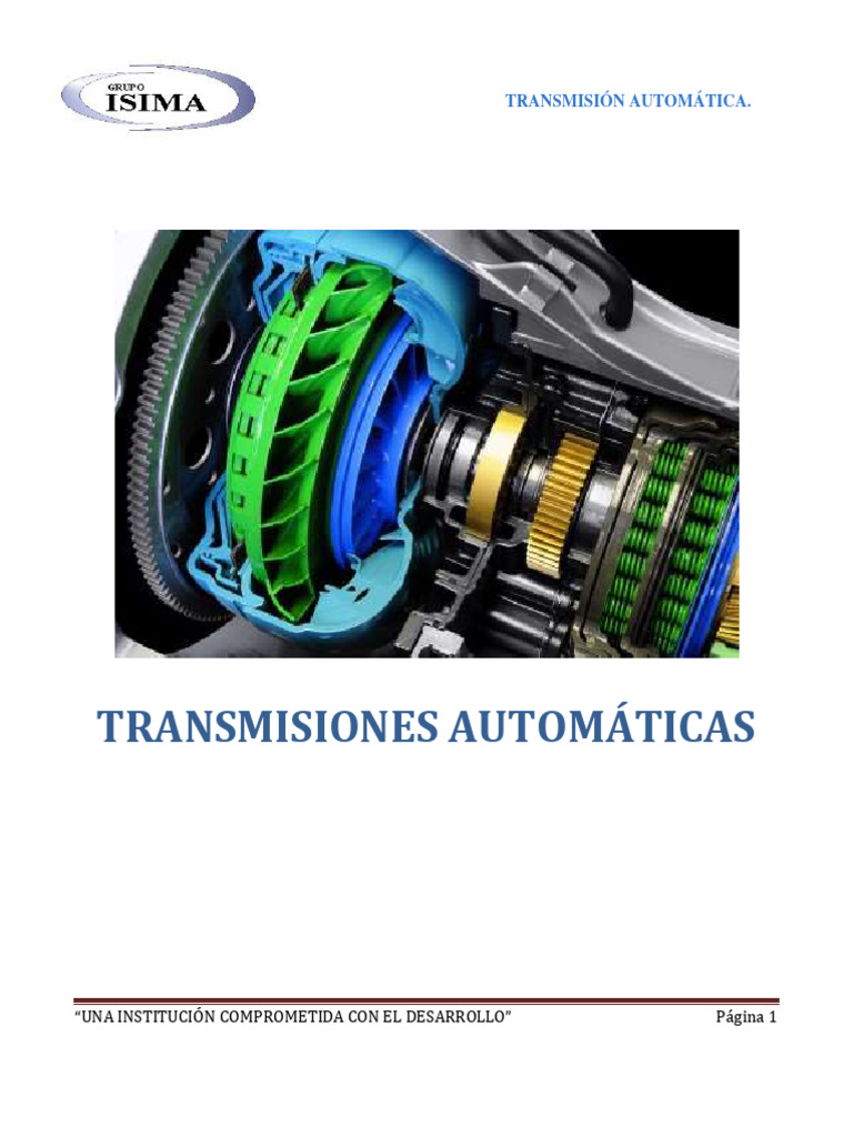 Manual Transmisiones Automaticas, Verificar | PDF | Engranaje | Embrague