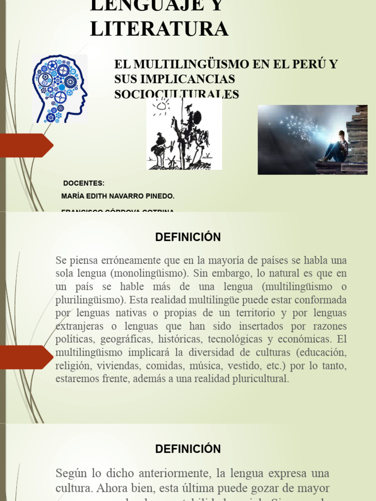 EL MULTILINGÜÍSMO EN EL PERÚ - CPU - 2021-II Semana2 | PDF | Pueblos Indígenas de las Américas ...