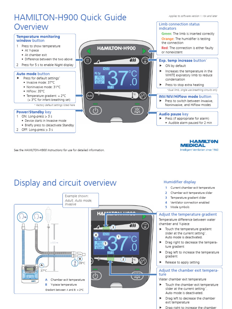 HAMILTON-H900 Quick-Guide en 689562.02 | PDF | Humidity
