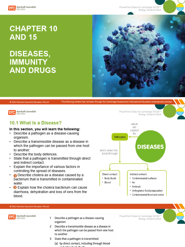 MCE IGCSE Biology PPT C10 | PDF | Adaptive Immune System | Bacteria