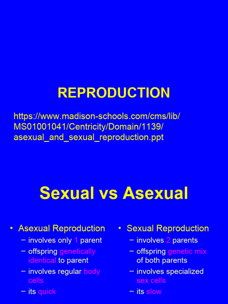 Reproduction | PDF | Sexual Reproduction | Reproduction