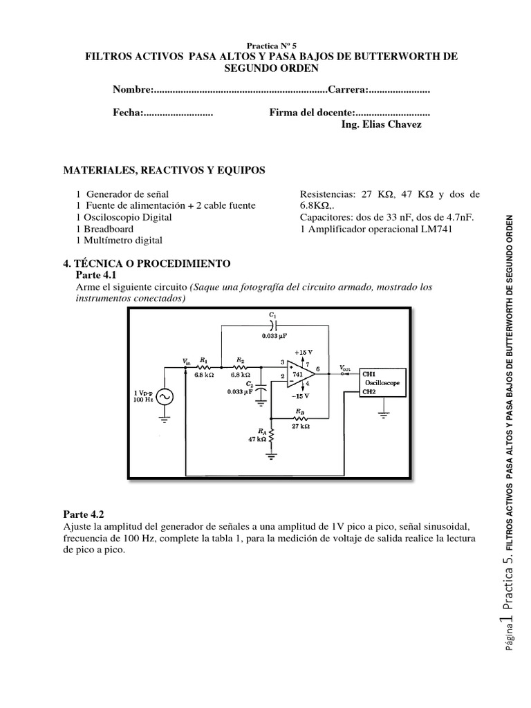 Laboratorio 5 Toma de Datos Ele2 | PDF | Frecuencia | Amplitud