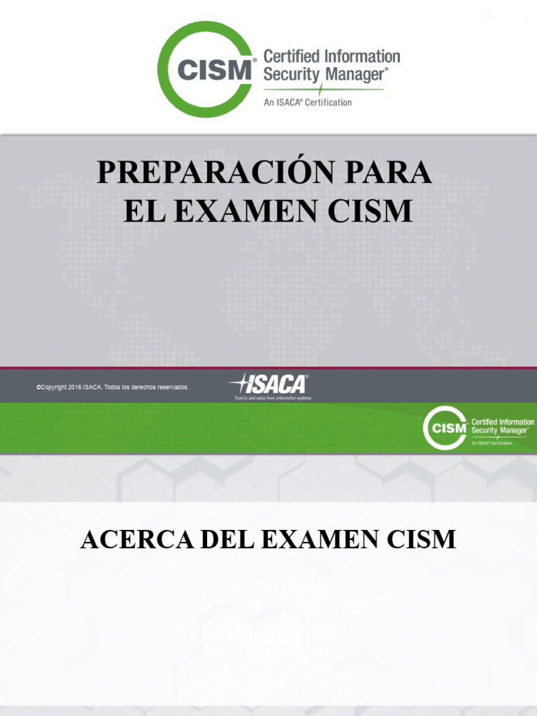 CISM 15e Exam Prep Spanish | PDF | Derechos de autor