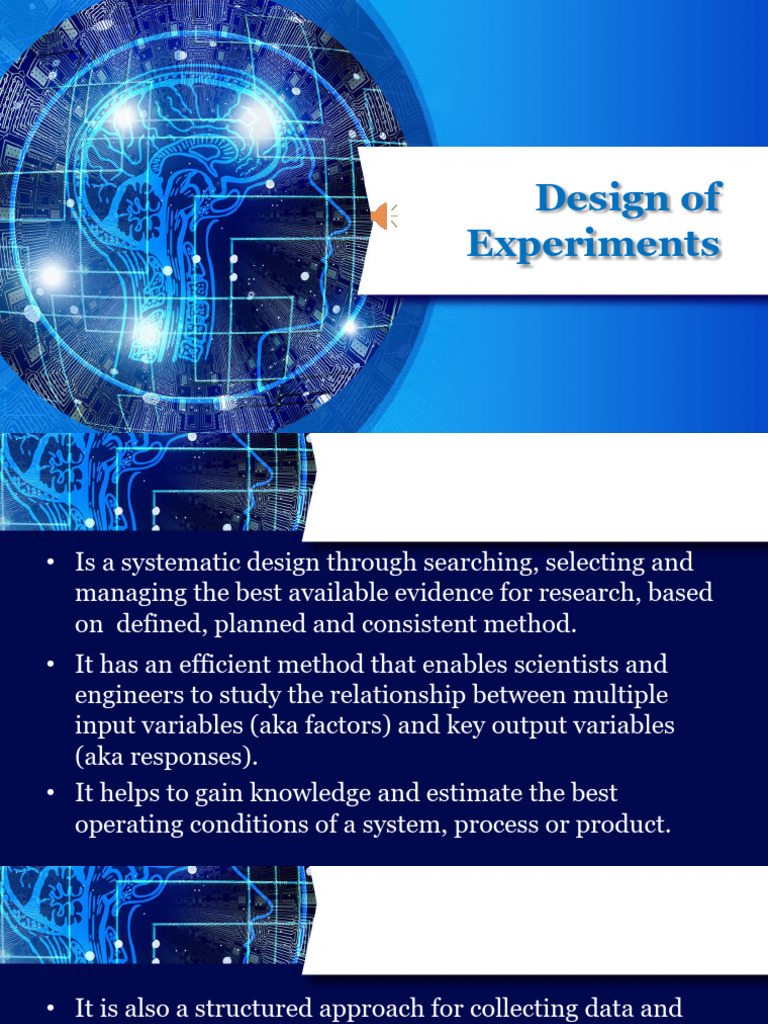 Design of Experiments | PDF | Experiment | Confounding