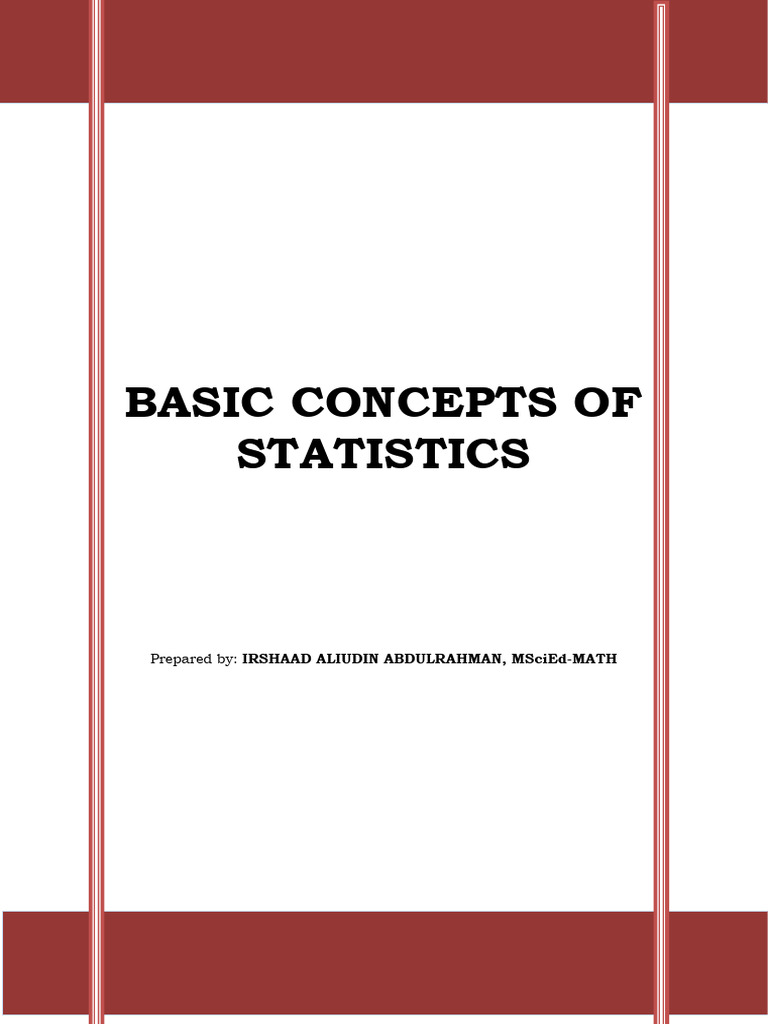 Basic Statistics Concepts Guide | PDF | Level Of Measurement | Statistics