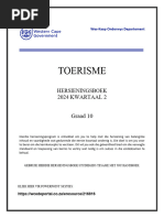 Gr 10_Hulpbronnepakket 2025_Toerisme | PDF