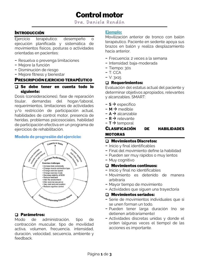 Control Motor | PDF | Aprendizaje | Psicología cognitiva