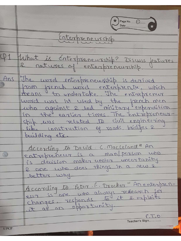 Entrepreneurship Assignment | PDF