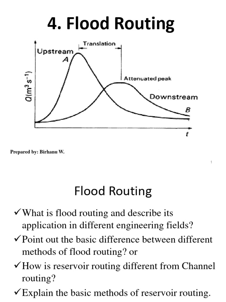 Flood Routing | Download Free PDF | Discharge (Hydrology) | Flood