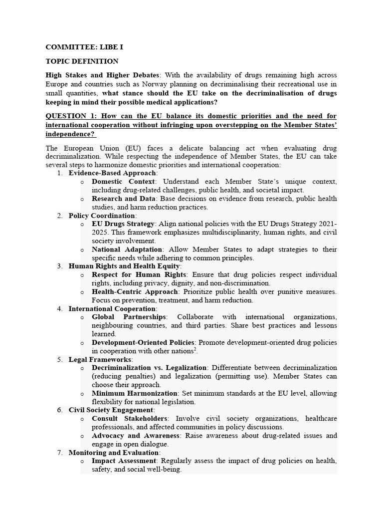 Libe I Food For Thought Questions and Answers | PDF | Non Governmental Organization | Policy