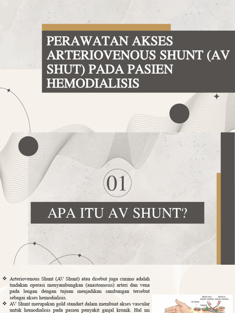 Perawatan AV Shunt untuk Hemodialisis | PDF