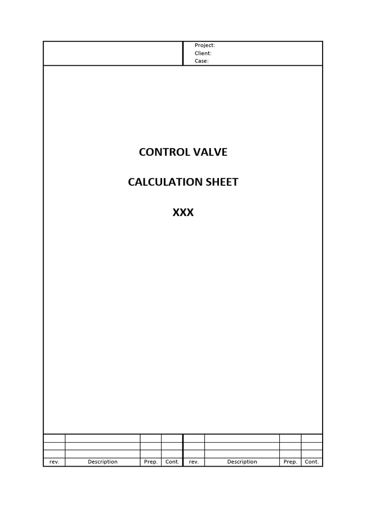Control Valve | PDF | Pressure | Vapor