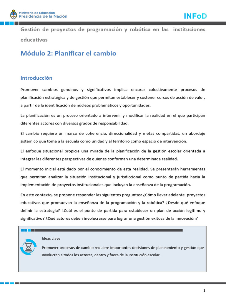 Robotica Modulo2 | PDF | Planificación | Planificación estratégica