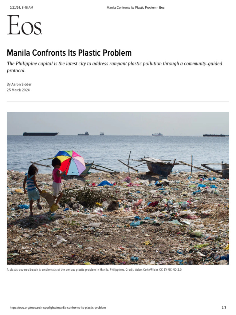 paper | PDF | Metro Manila | Natural Environment