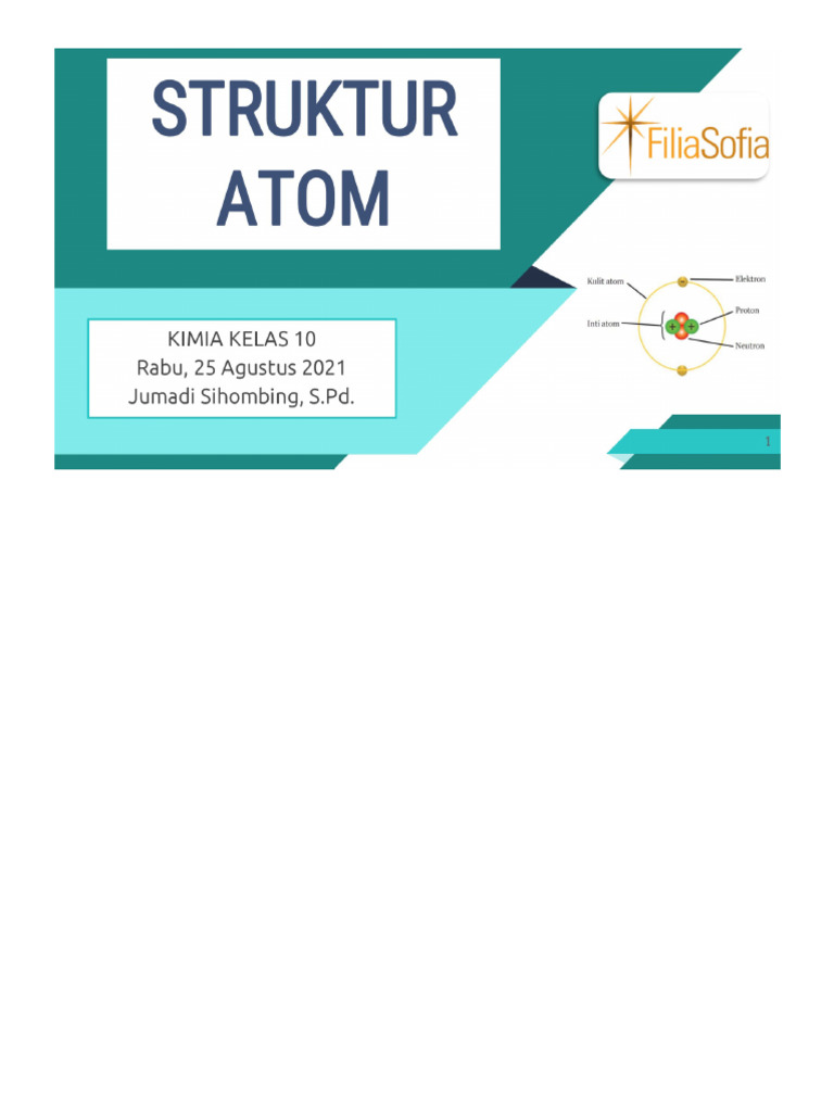 2 Kimia Kelas 10 Materi Partikel Struktur Atom - Jumadirsh - PDF Online ...