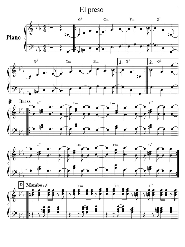 El Preso Piano | PDF