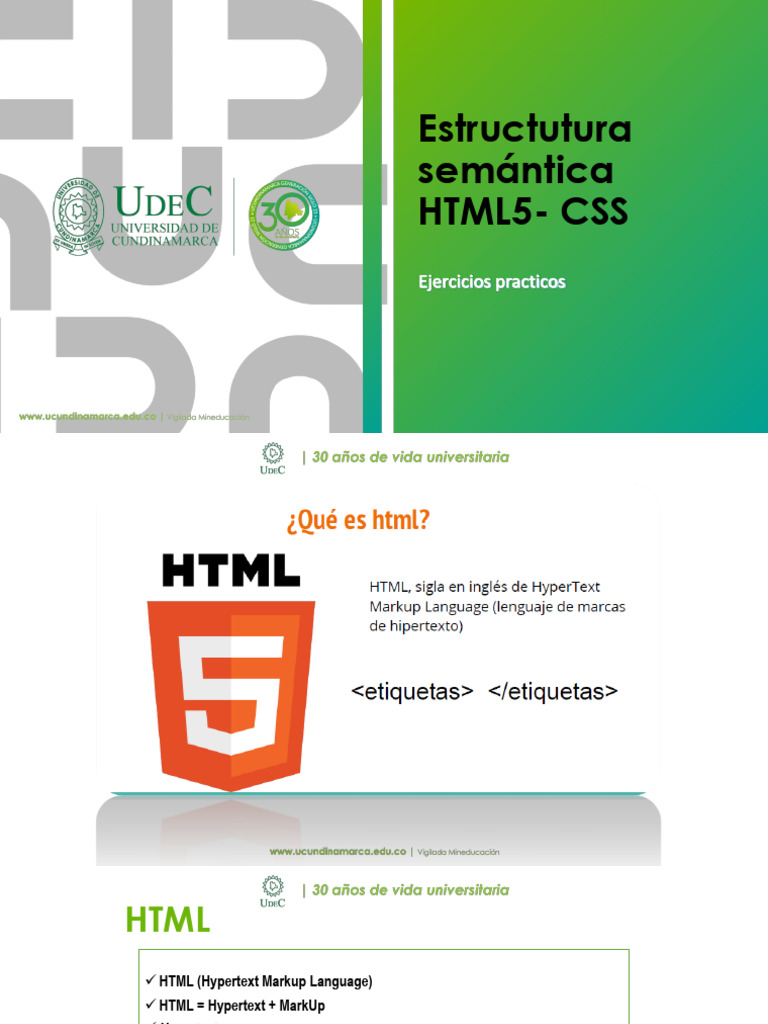 Semana 3 Practica Semantica Html5-Css | Descargar gratis PDF | HTML | Red mundial