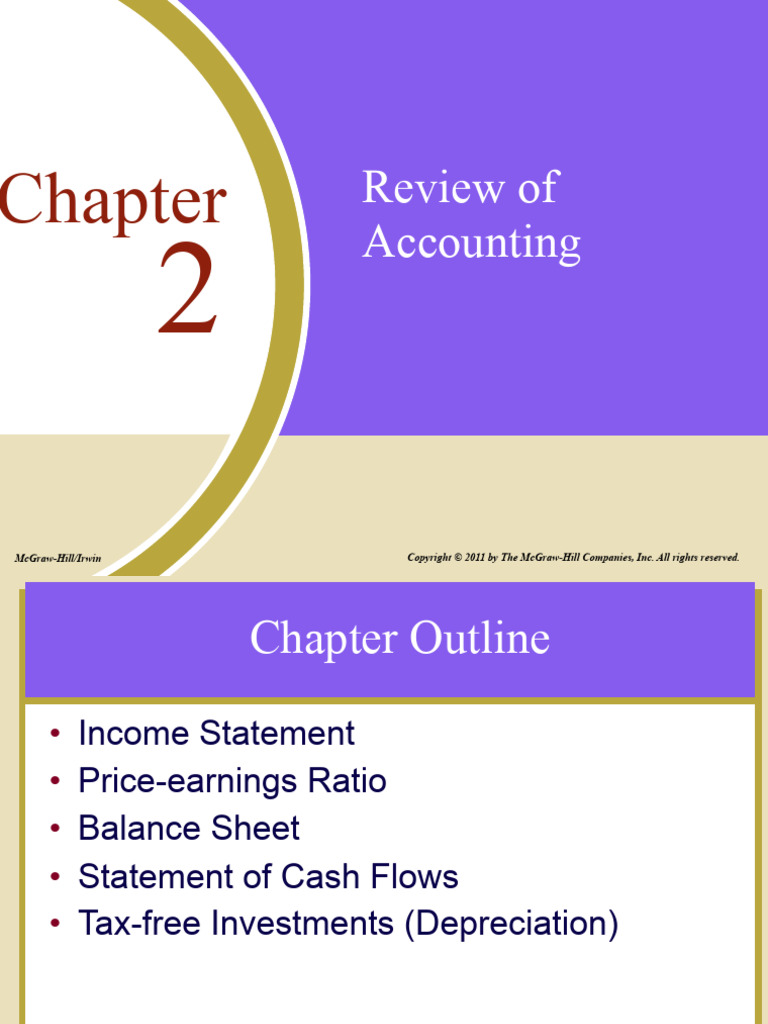 ch.2 | PDF | Balance Sheet | Cash Flow Statement