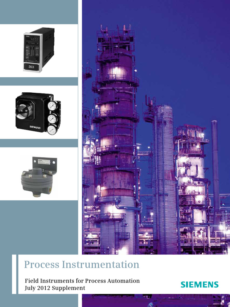 Siemens Field Instruments Catalog 2012 | PDF | Instrumentation | Automation