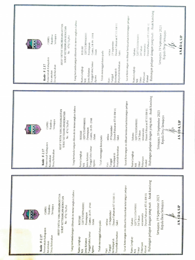 Kematian Ibu Rodiah | PDF