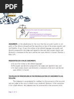 Judgment Promulgation Rules | PDF | Judgment (Law) | Bail