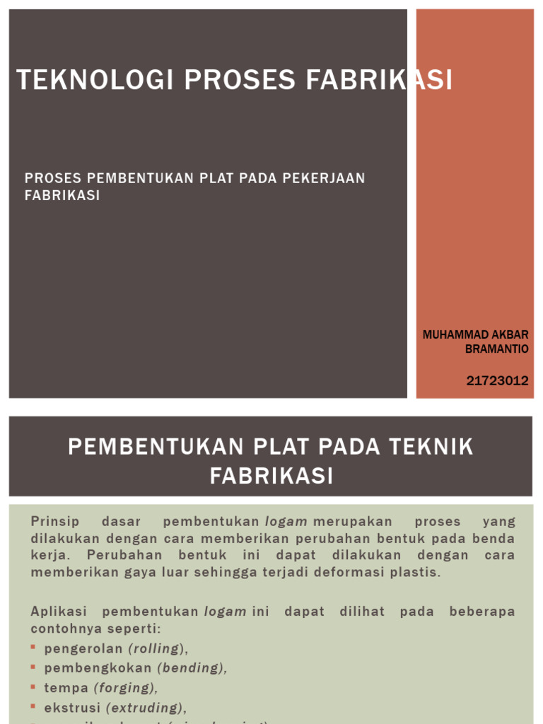 Teknologi Proses Fabrikasi-Tio | PDF | Griya & Taman | Teknologi & Rekayasa