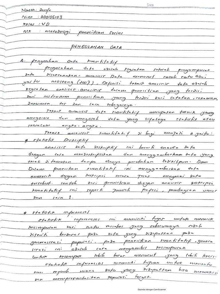 Makalah Pengolahan Data KLP 10 | PDF