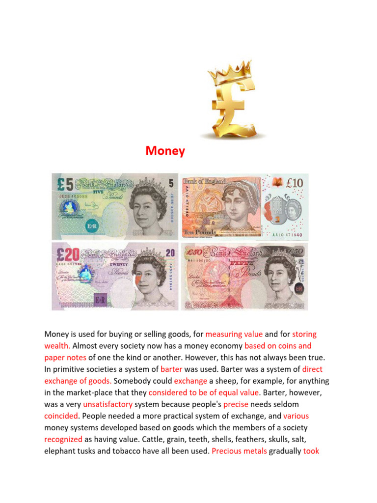 6 Money | PDF | Pound Sterling | Money