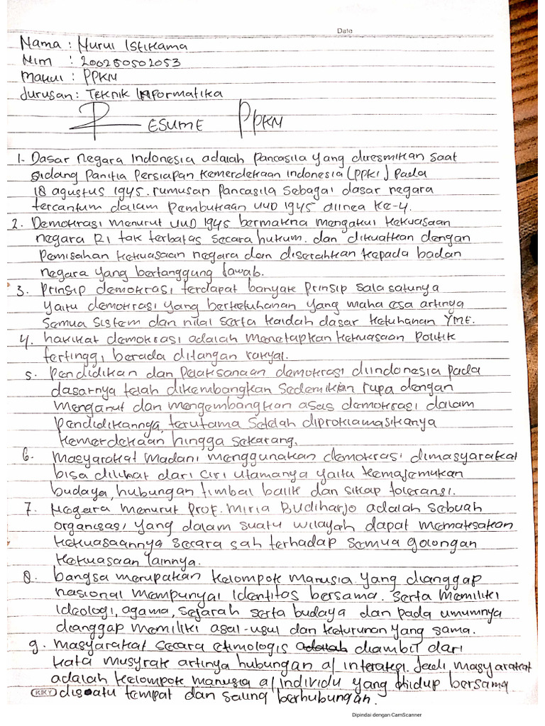 Tgs Resume PPKN | PDF