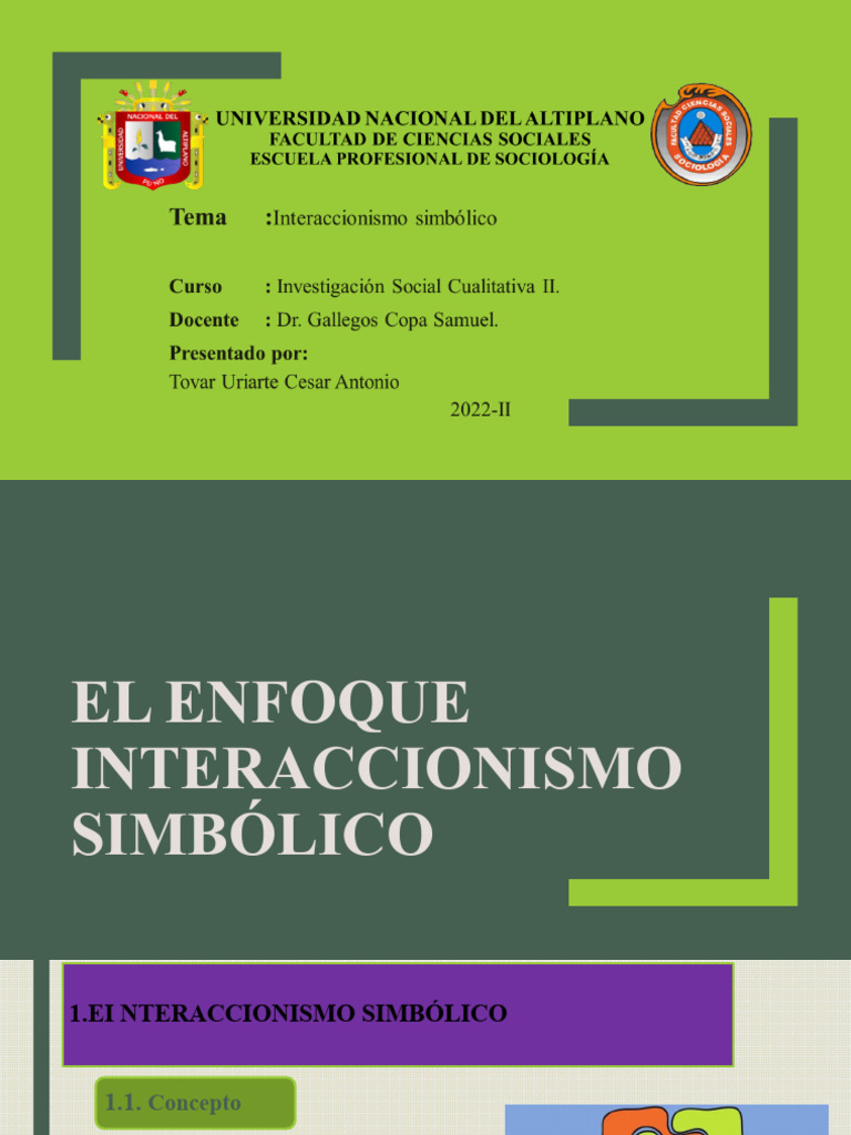 Interaccionismo Simbólico: Teoría y Críticas | PDF | Discurso | Sociología
