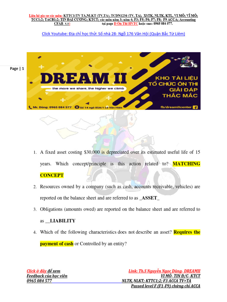 Accounting Principle Week2 - Solutions | PDF