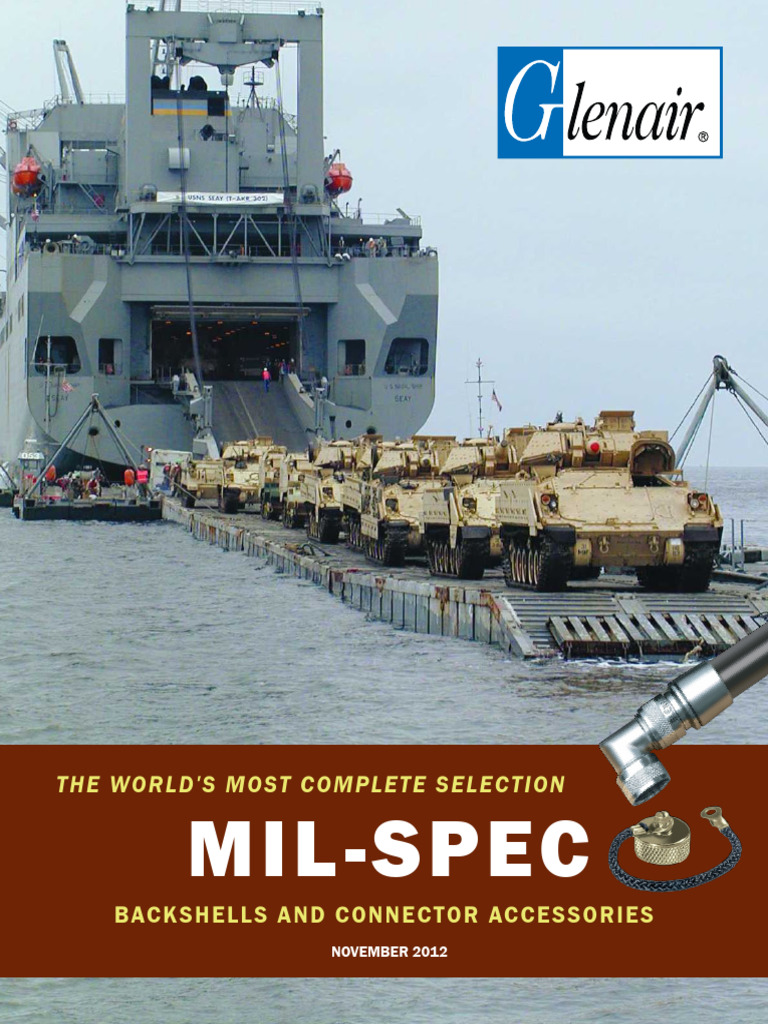 Mil Spec Backshells and Connector Accessories | PDF | Electrical ...
