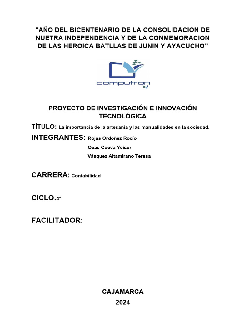 Esquema Del Piit | PDF | Innovación | Sustentabilidad