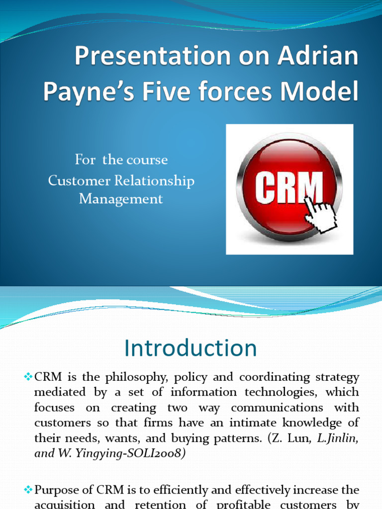Noor - 2015 - Payne's Five Forces Model | Download Free PDF | Customer ...