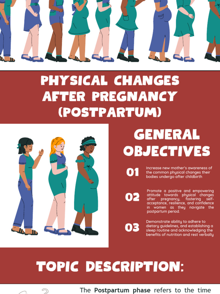 Green Pink Handdrawn Style Journey Through the Stages of Pregnancy ...